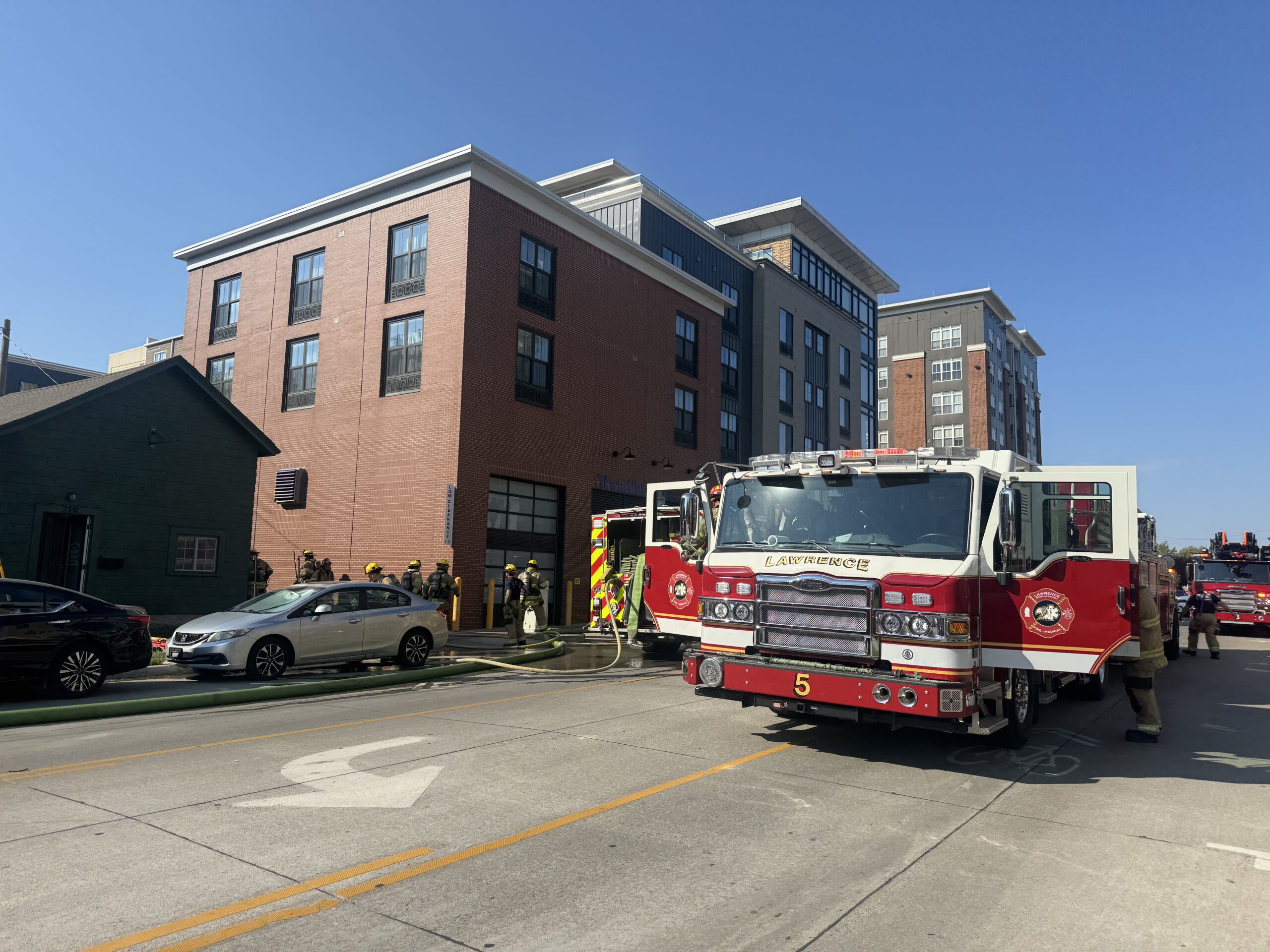 Crews extinguish small structure fire in downtown Lawrence | News ...